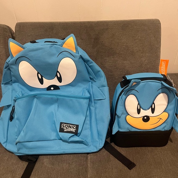 Accessories | Sonic The Hedgehog Backpack And Lunchbox | Poshmark